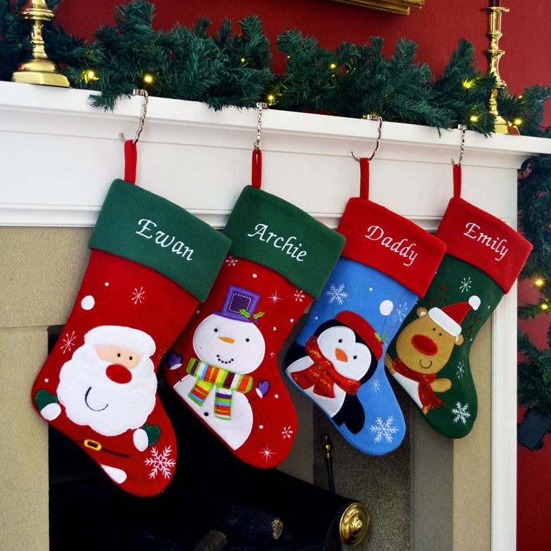 Knitted Stockings Christmas UK | Personalised Christmas