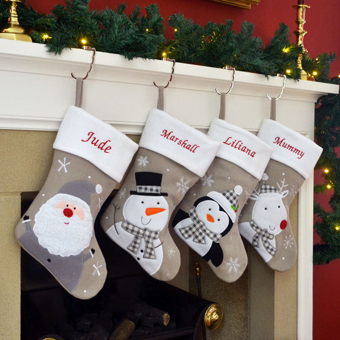 Personalised Embroidered Stocking | Personalised Christmas