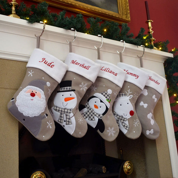 Personalised Embroidered Stocking | Personalised Christmas