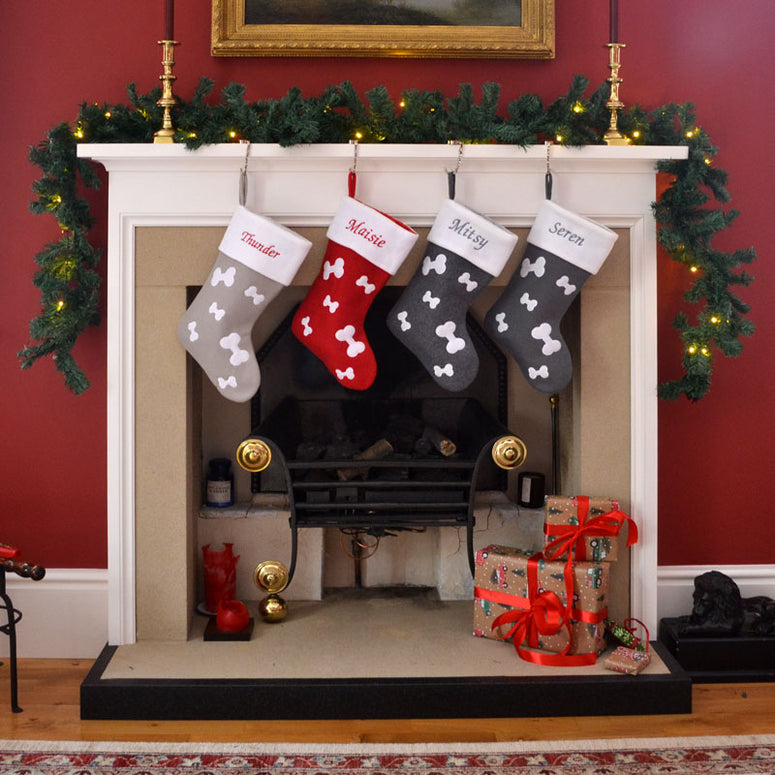 Embroidered Luxury Christmas Stocking | Personalised Xmas