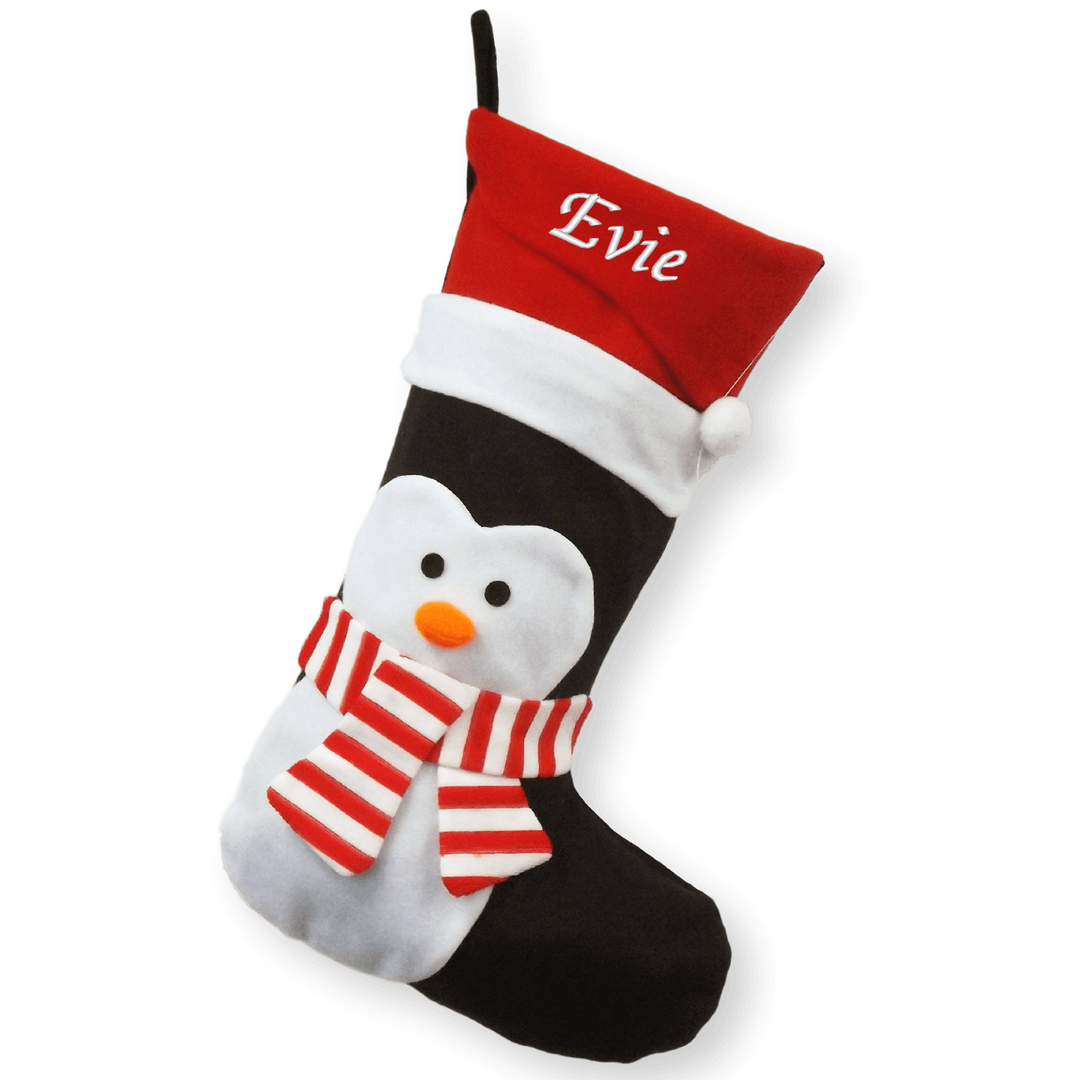 Penguin Christmas Stocking | Personalised Christmas
